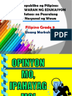 Filipino 9 Performance Task | PDF