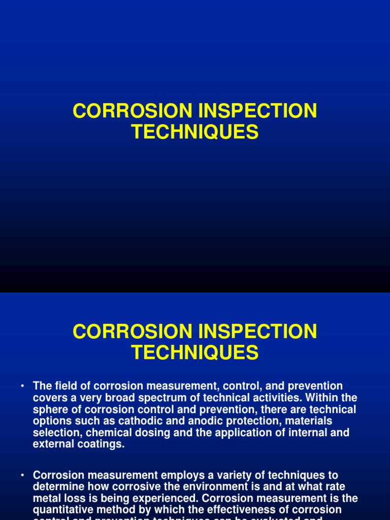 Corrosion Inspection | PDF | Electromagnetic Radiation | Corrosion