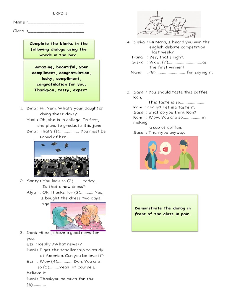 Student Dialog Practice | PDF | Language Arts & Discipline