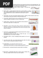 Basic Hand Stitches | PDF | Embroidery | Sewing