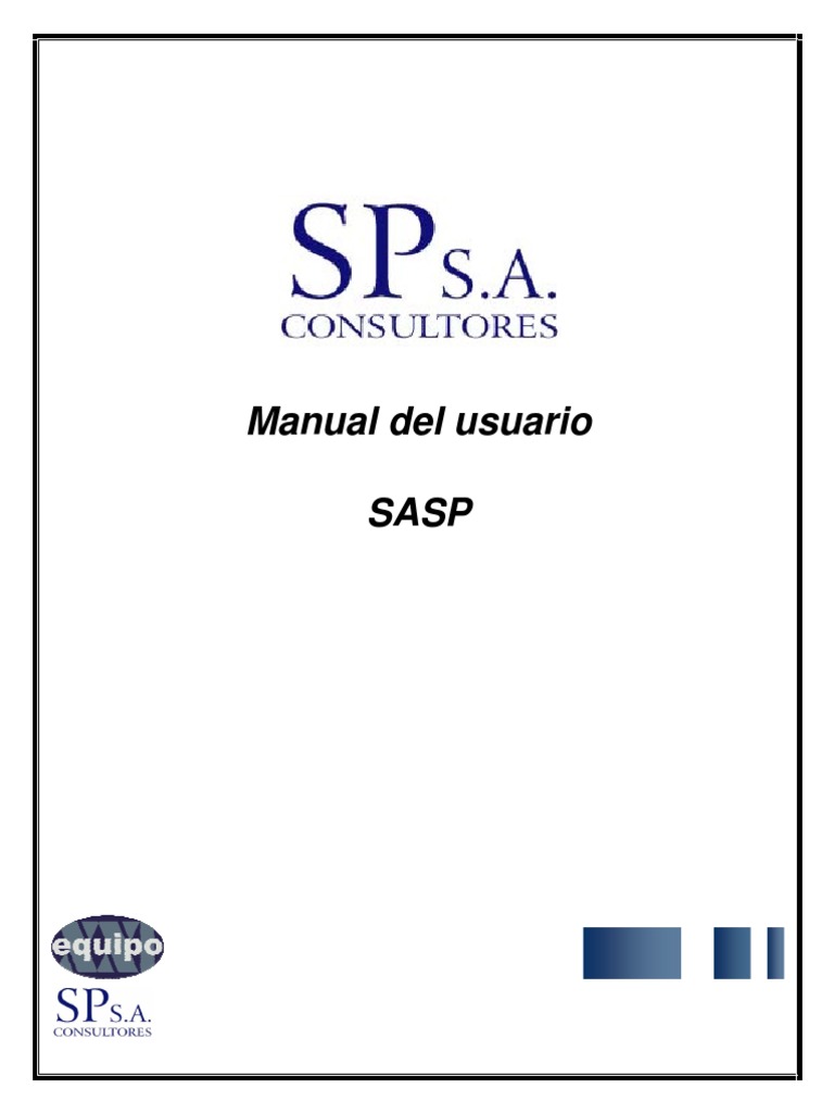 Manual Del Usuario SASP | PDF | Business