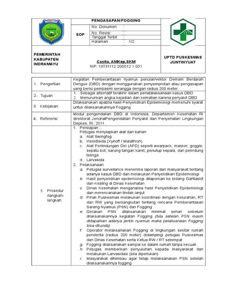 Sop Fogging | PDF | Sains & Matematika