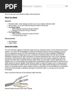 Ethernet Cable Color Coding Diagram PDF | PDF | Electrical Connector ...