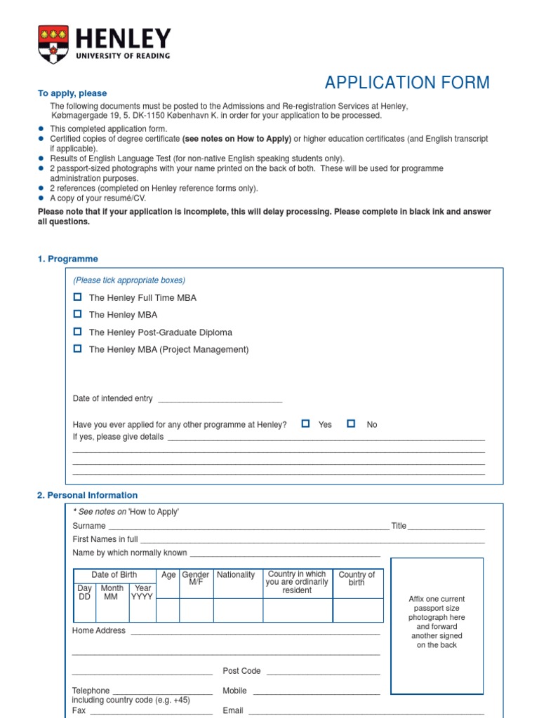 Application Form | PDF | Race And Ethnicity In The United States Census ...