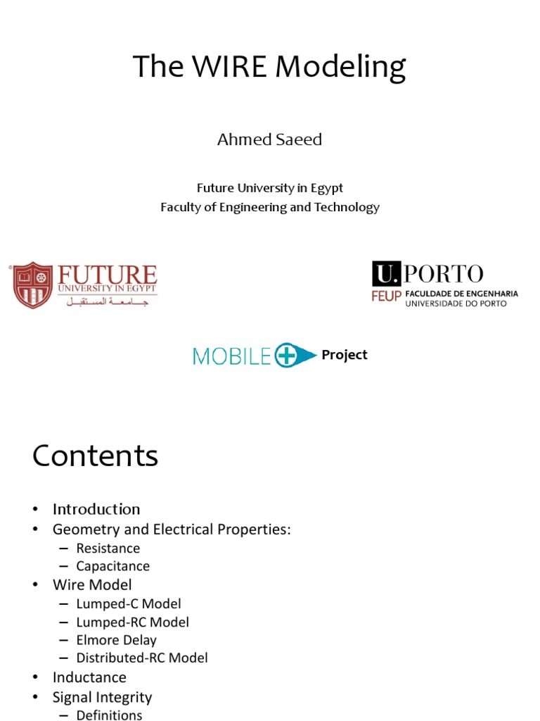 Wire Modeling | Download Free PDF | Capacitor | Capacitance