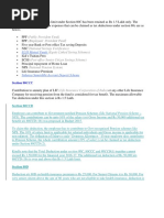 Easy Chart of Deductions U - S 80C To 80U Every Individual Should Aware ...