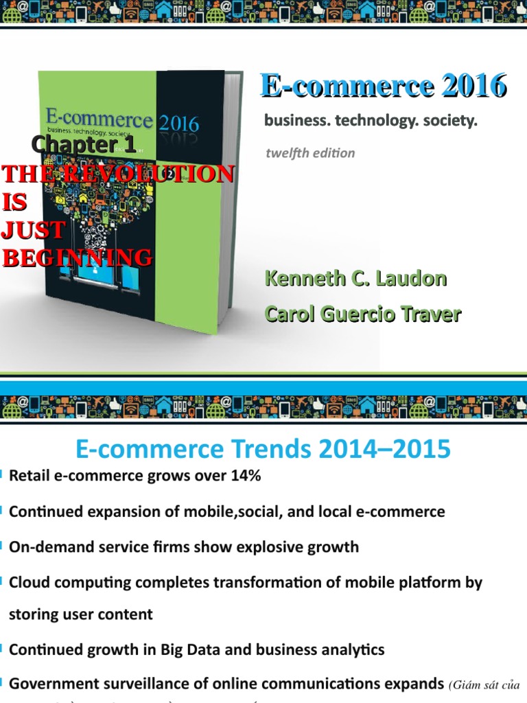 Thuong Mai Dien Tu - Laudon-Traver - Ec12 - PPT - CH01 - R | PDF