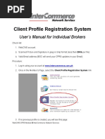 Information On The: BOC - Client Profile Registration System (CPRS ...