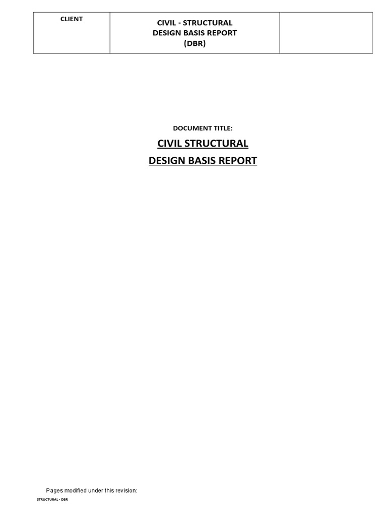 Civil Structural DBR | PDF | Concrete | Screw