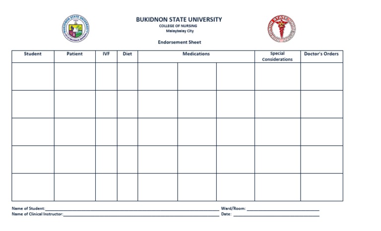 Endorsement Sheet | PDF