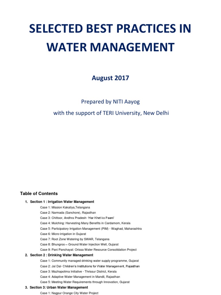 Best Practices in Water Management | PDF | Mulch | Soil