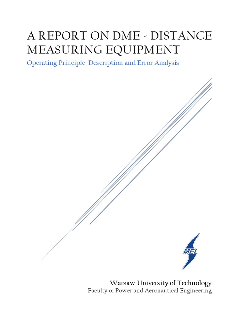 DME - DISTANCE MEASURING EQUIPMENT Opera PDF | PDF | Transponder ...