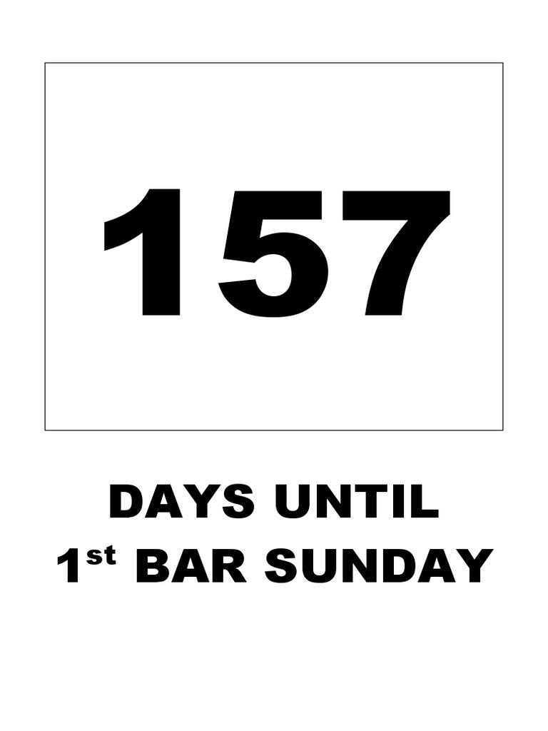 Bar Countdown | PDF