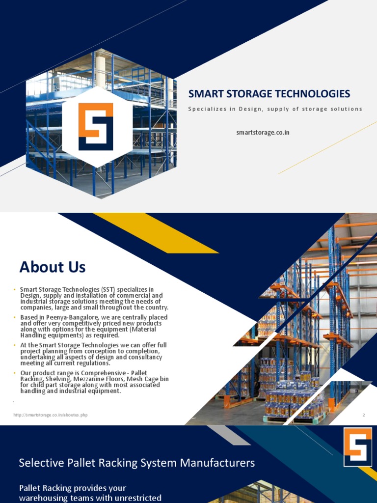 Smart Storage Technologies: Smartstorage - Co.in | PDF | Warehouse | Pallet