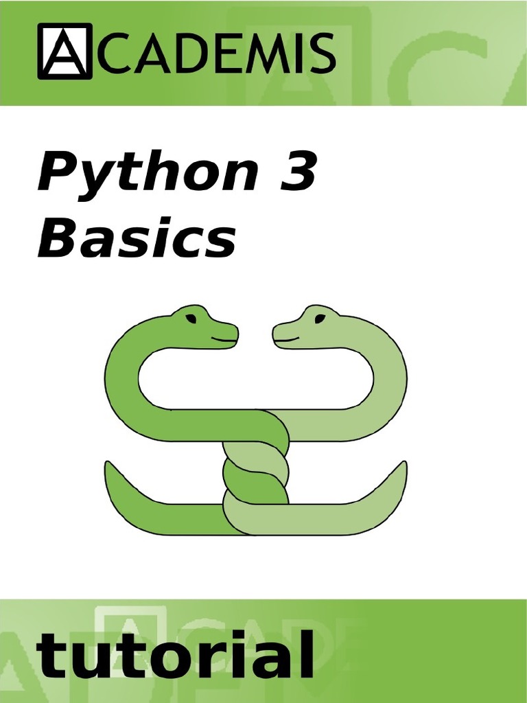 Python 3 Basics Tutorial | PDF | Control Flow | Boolean Data Type