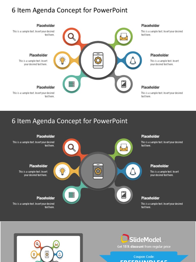 FF0239 01 6 Item Agenda Concept For Powerpoint 16x9 | PDF