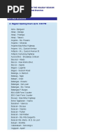 CBC Branches Banking Hours Schedule | PDF | Makati | Philippines