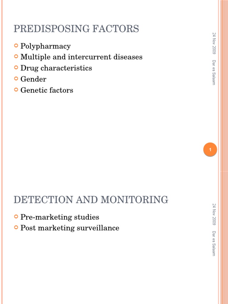 Predisposing Factors: Polypharmacy Multiple and Intercurrent Diseases ...