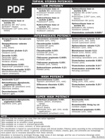 Steroid Emollient Ladders | PDF | Topical Medication | Medical Treatments