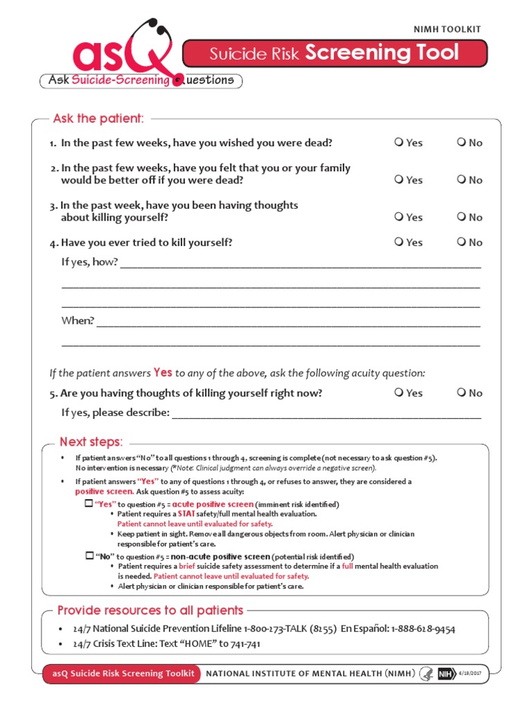 Screening Tool 155867 | PDF | Patient | Risk