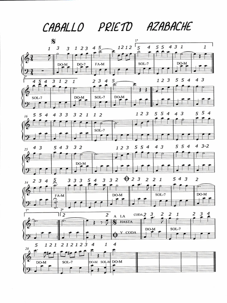 Caballo Prieto Azabache1374401937 PDF | PDF
