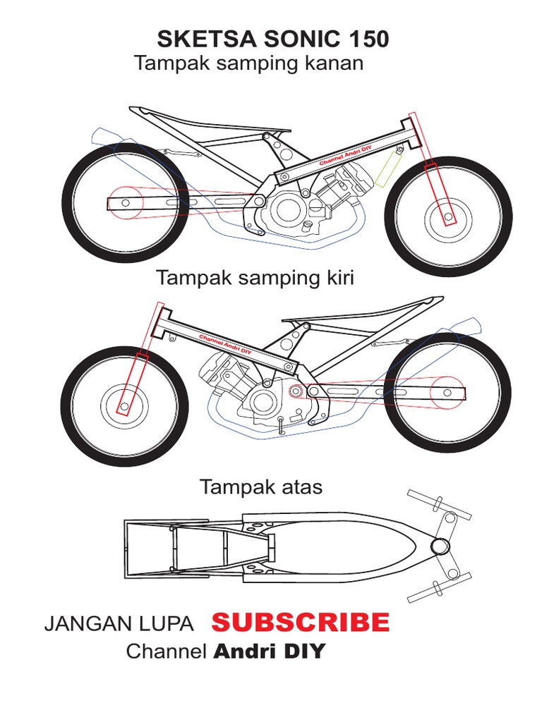 Sketsa Drag Sonic PDF | PDF