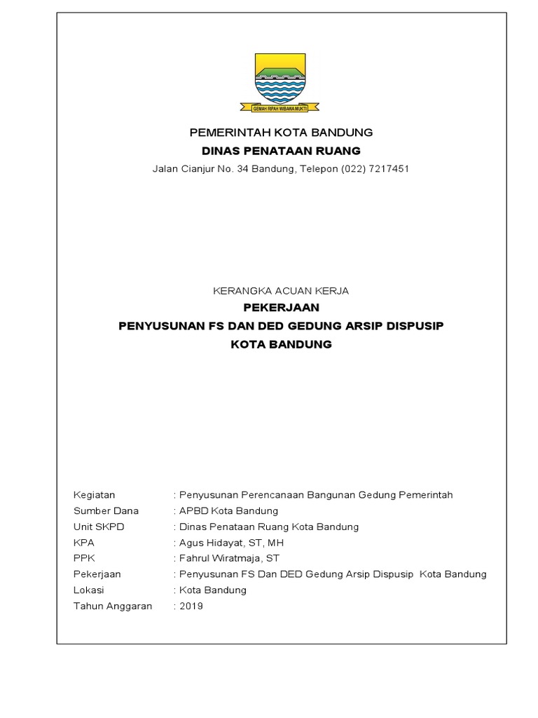 KAK DED Gedung | PDF