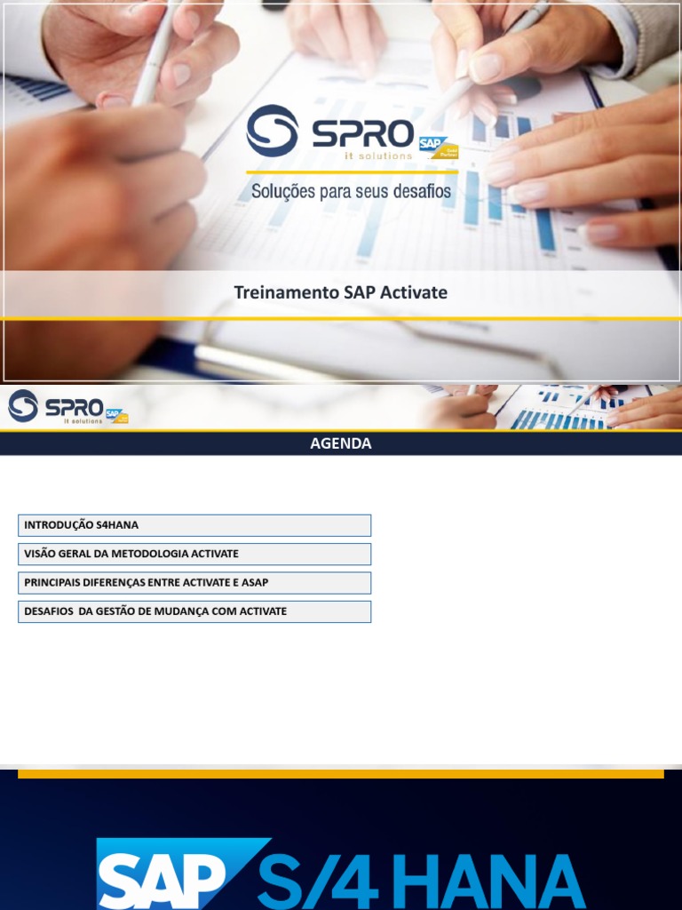 Treinamento SAP - Metodologia ACTIVATE | PDF | Sap Se | Tecnologia da ...