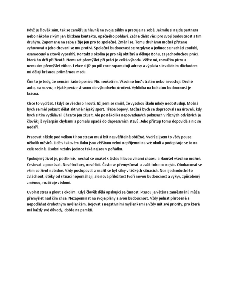 11 Úvaha | PDF