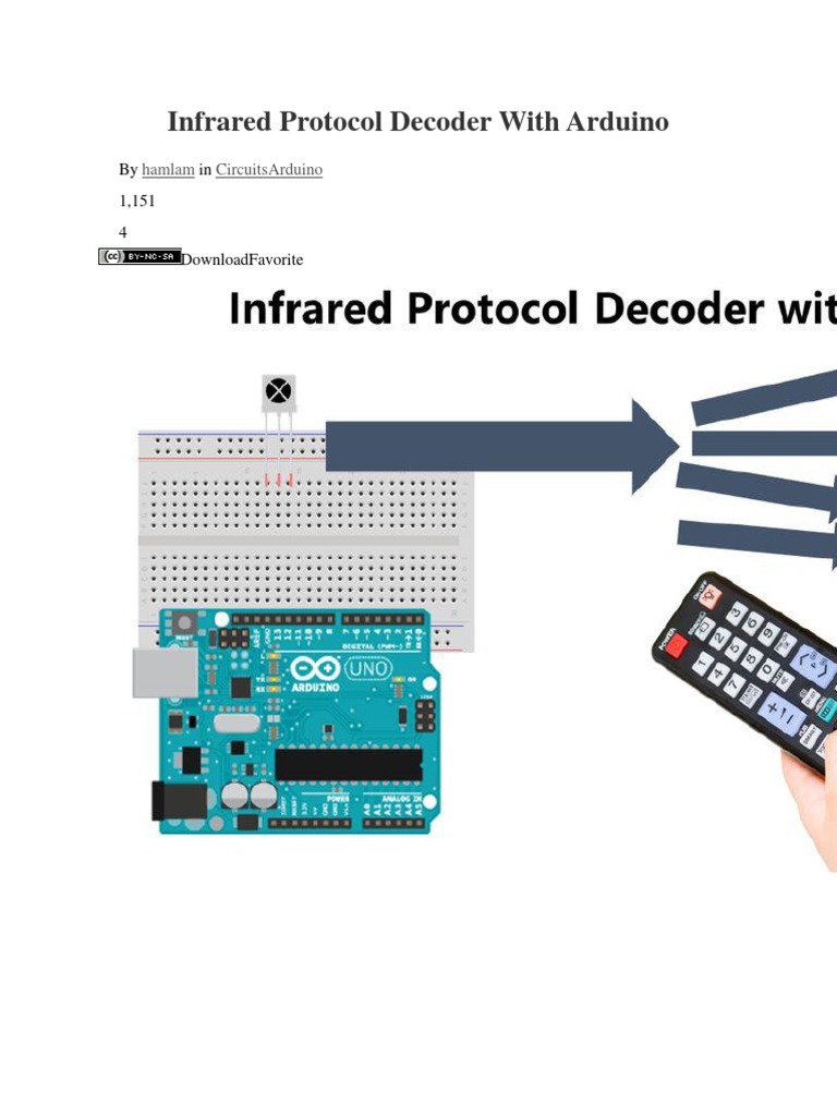 Infrared Protocol Decoder With Arduino | Download Free PDF | Infrared | Electronics