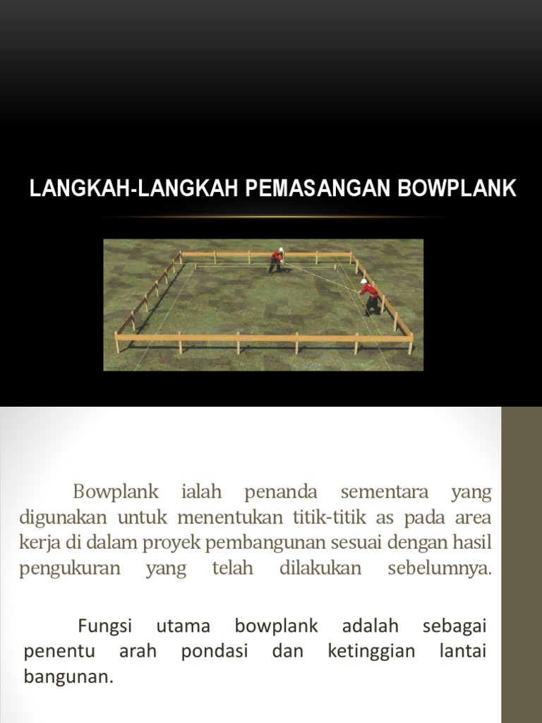Pemasangan Bowplank | PDF