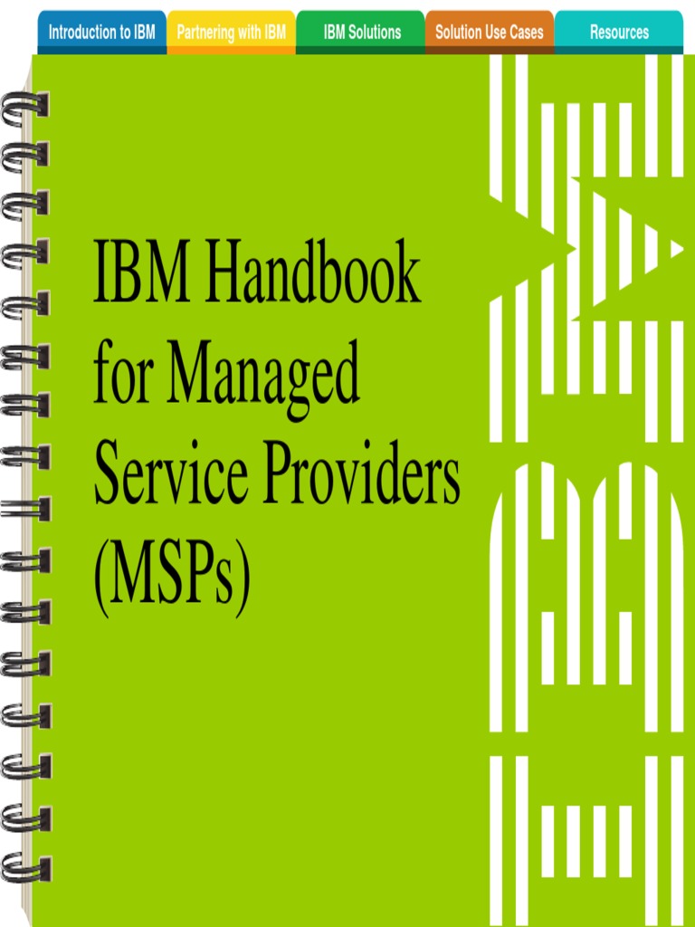 Ibm Handbook For Managed Service Providers (MSPS) | PDF | Ibm | Cloud ...