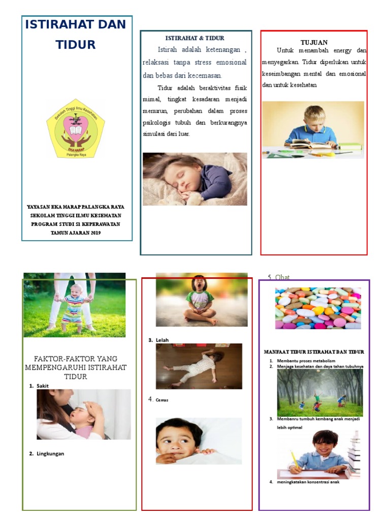 Leaflet Istirahat Tidur | PDF