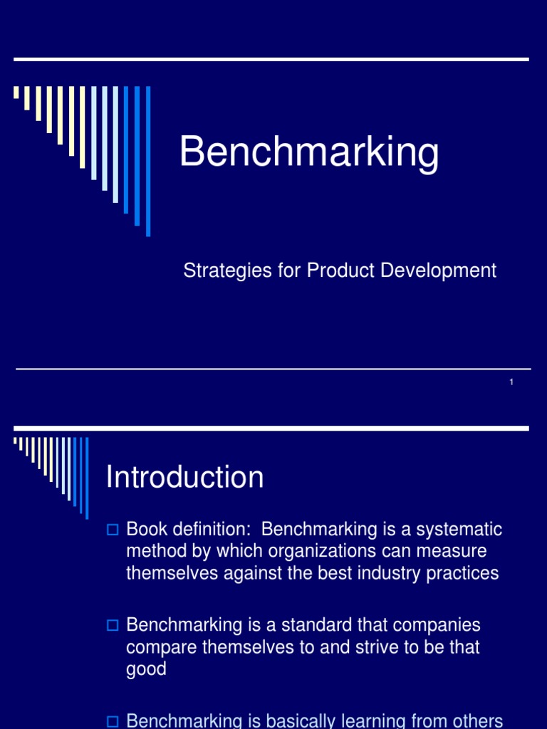Benchmarking Strategies for Product Development | PDF | Benchmarking ...