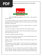 Amul Organisation Structure | PDF | Milk | Cooperative