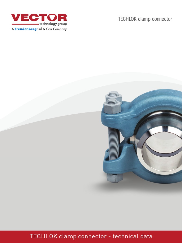 TECHLOK Clamp Connector Technical v03b 2013 PDF | PDF | Pipe (Fluid ...