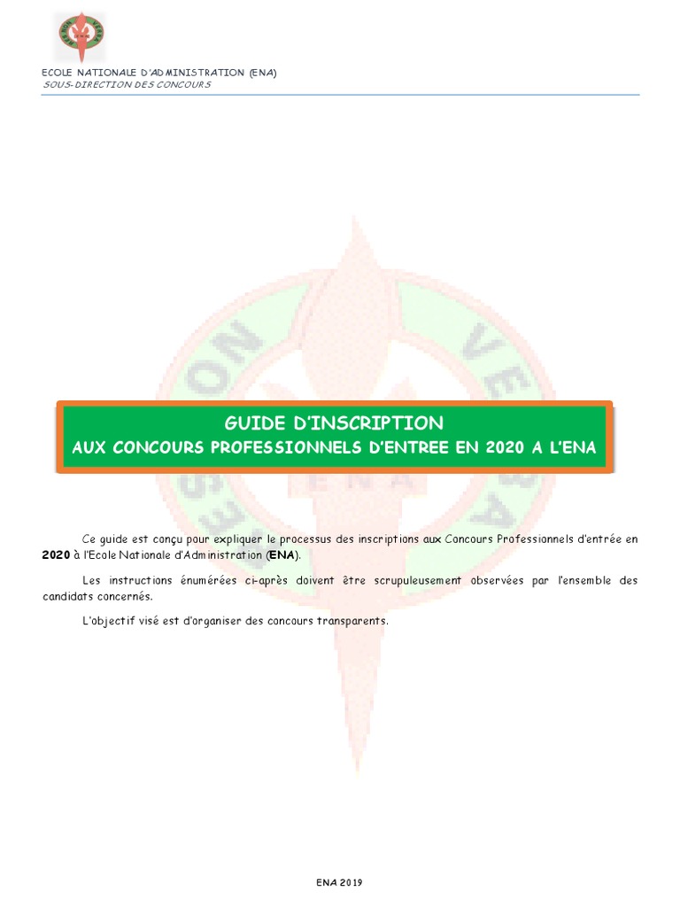 Guide Concours Pro PDF | PDF | Business