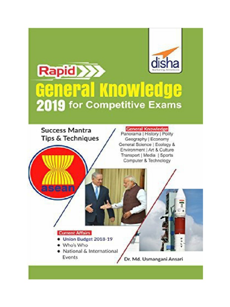 Rapid General Knowledge 2019 Disha Publications | PDF | Government ...