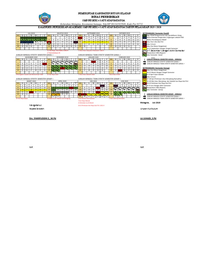 Kalender Pendidikan | PDF