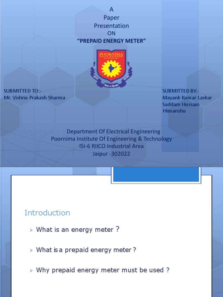 On Prepaid Energy Meter | PDF | Electrical Impedance | Read Only Memory