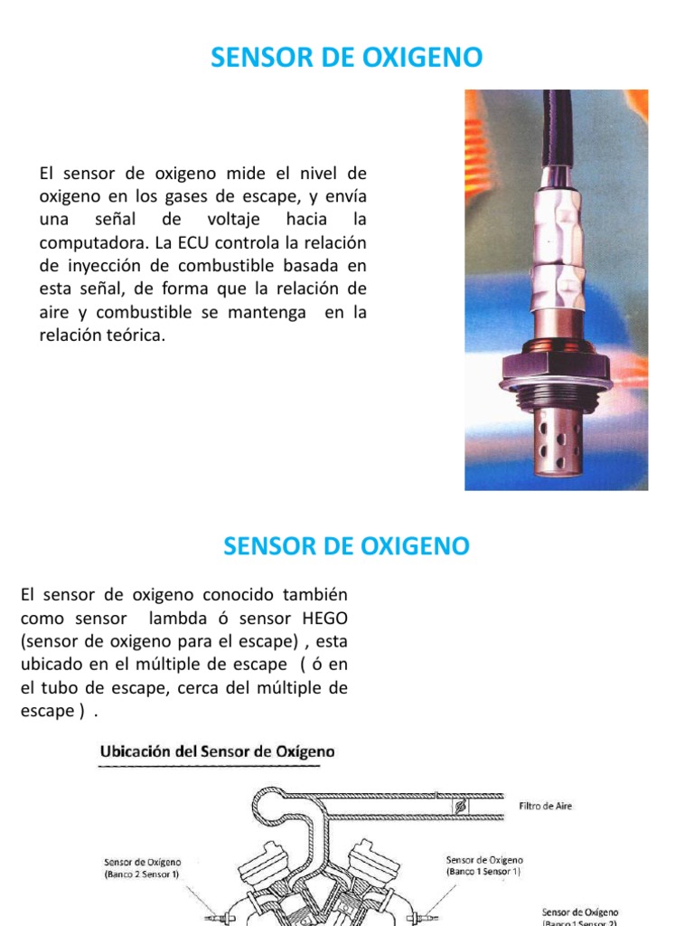 Sensor de Oxigeno | PDF | Electromagnetismo | Electricidad