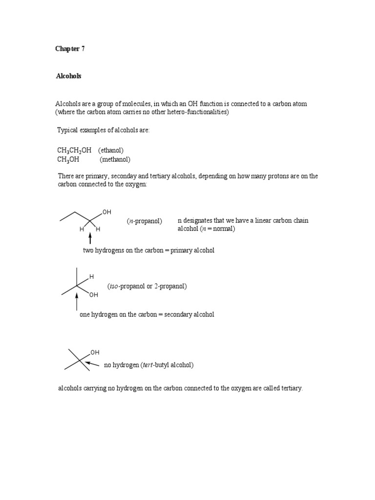 Alcohols 2 | PDF | Functional Group | Alcohol