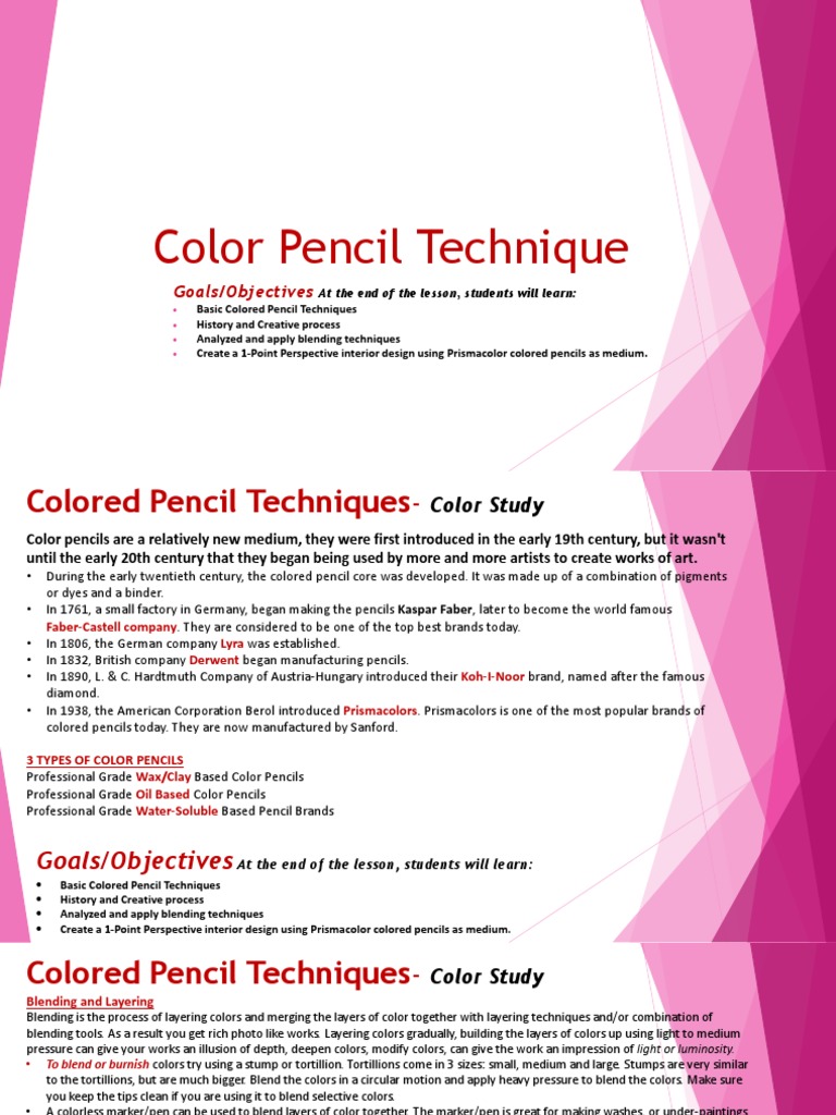 Mastering Colored Pencil Techniques | PDF | Drawing | Pencil