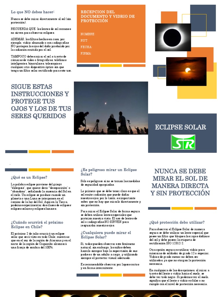 Instructivo Eclipse Solar | PDF | Eclipse solar | Dom