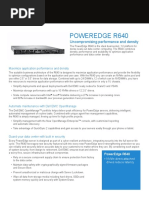 Poweredge r470 Spec Sheet | PDF | Data Center | Scalability