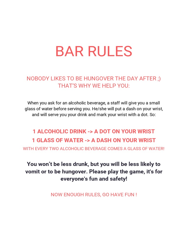 Bar Rules PDF | PDF