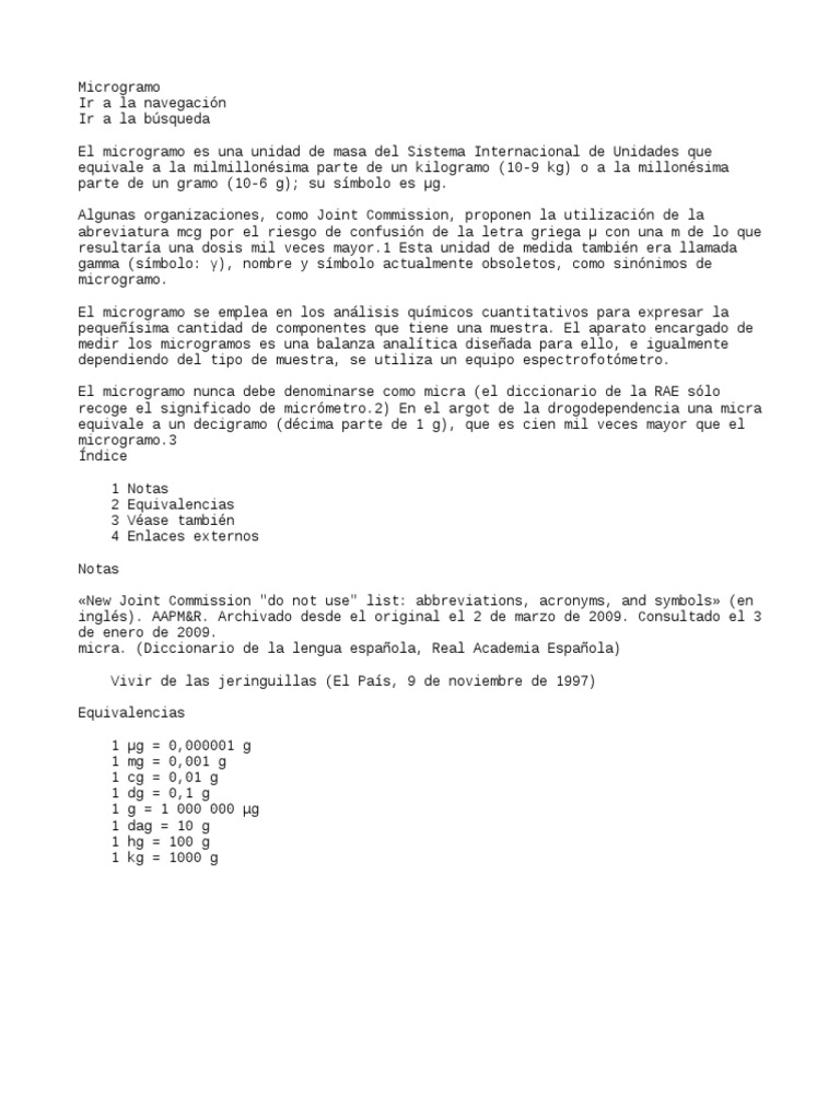 Microgramo Wiki | PDF