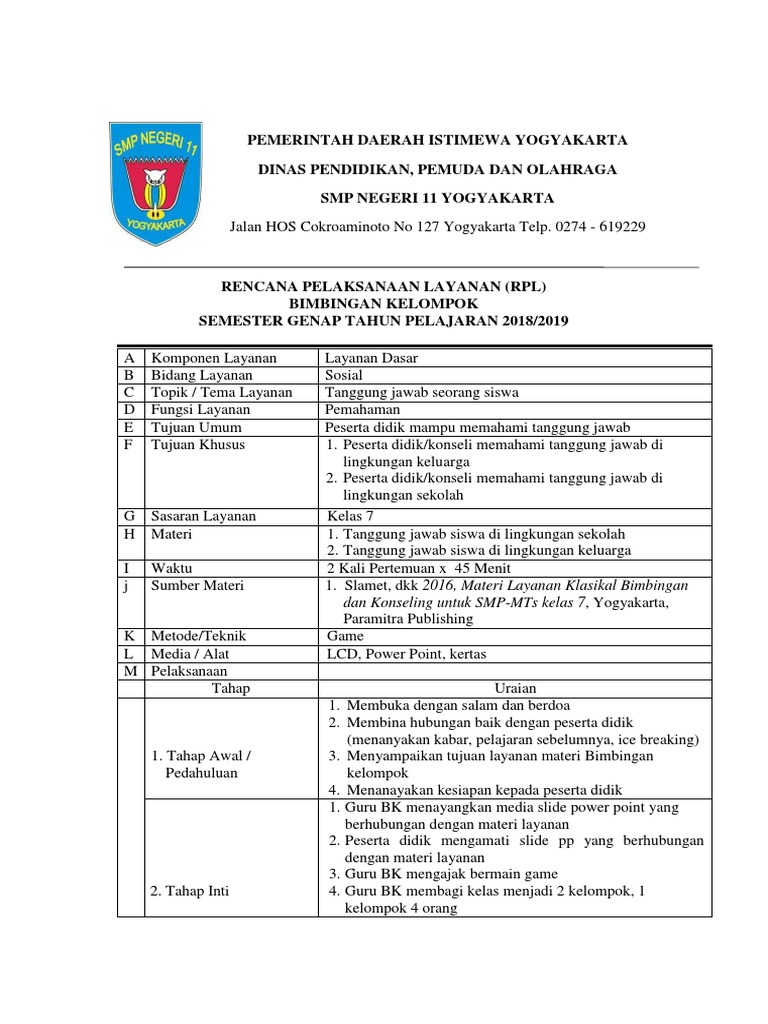 RPL Tanggung Jawab Seorang Siswa | PDF