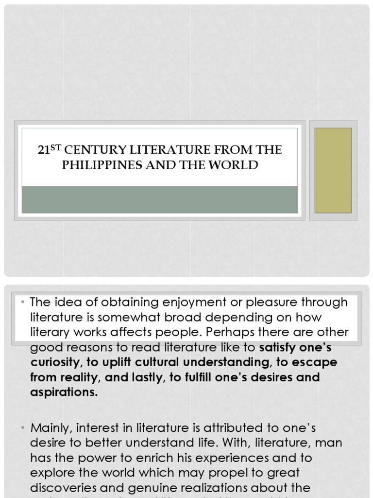 21st Century Literature From The Philippines | PDF | Idea | Mind