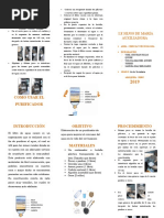 TRIPTICO - Filtro Purificador de Agua Casero-JORGE BASADRE 2019 | PDF | Botella | Agua